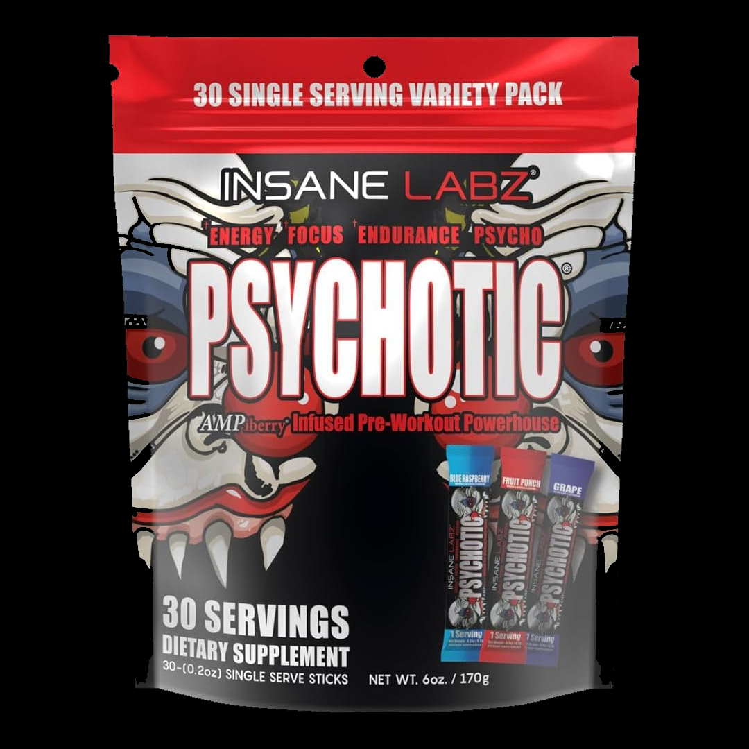 INSANE LABZ PSYCHOTIC 30 SERV STICKS VARIETY BAG FLAVORS – Body Market